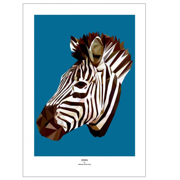 Zebra Poster Board